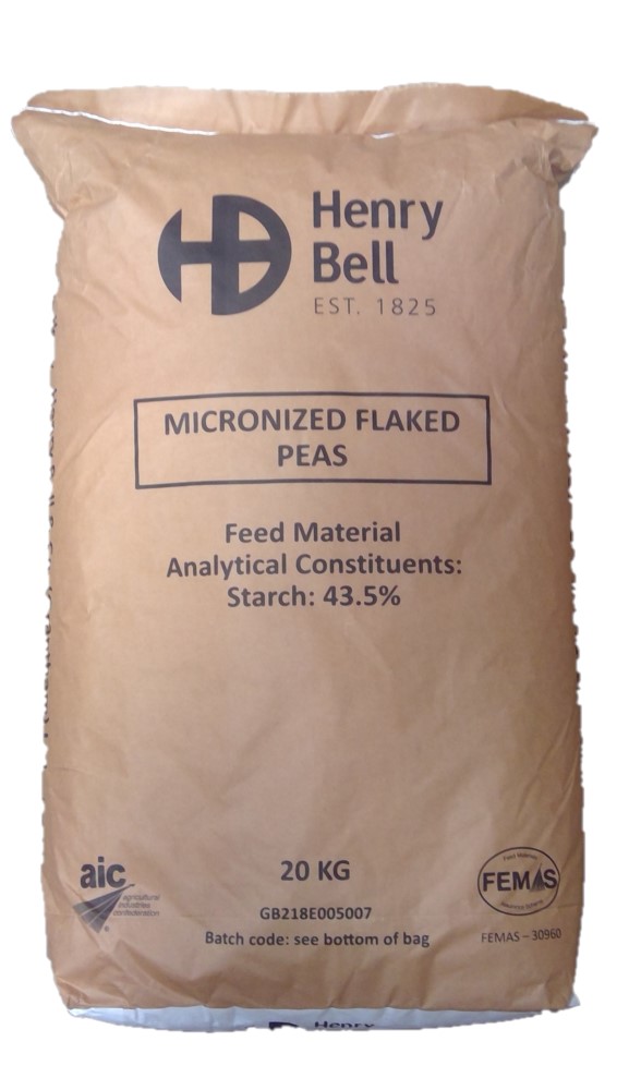 Micronized Flaked Peas - Howsam's Mill
