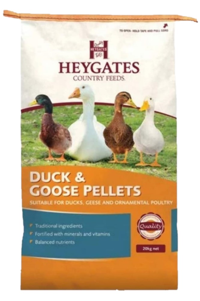 Heygates Duck, Goose, Ornamental Poultry Pellets - Howsam's Mill